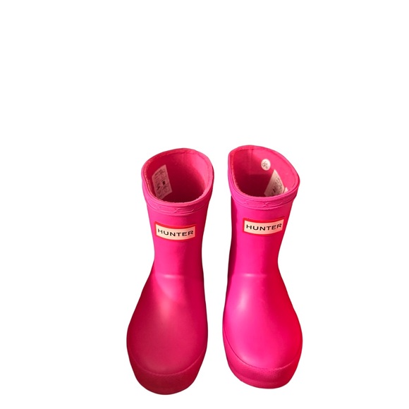 Hunter | Shoes | Hunter Girls Hot Pink Rain Boots Kids 5 | Poshmark